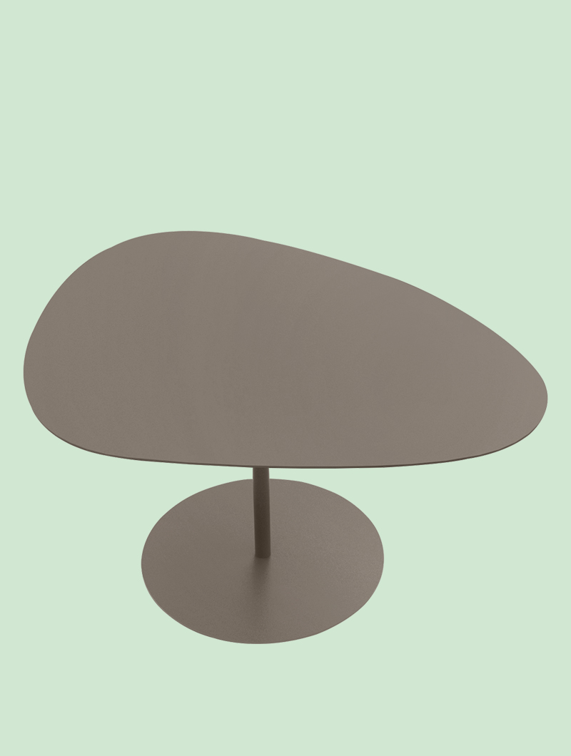 Table basse Galet 02 - Matière Grise